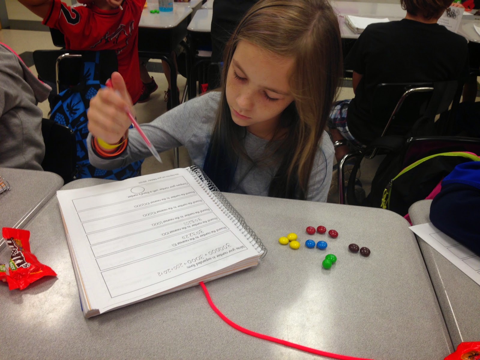 Math: Just Do It!: Math and M&Ms. YUM!!!